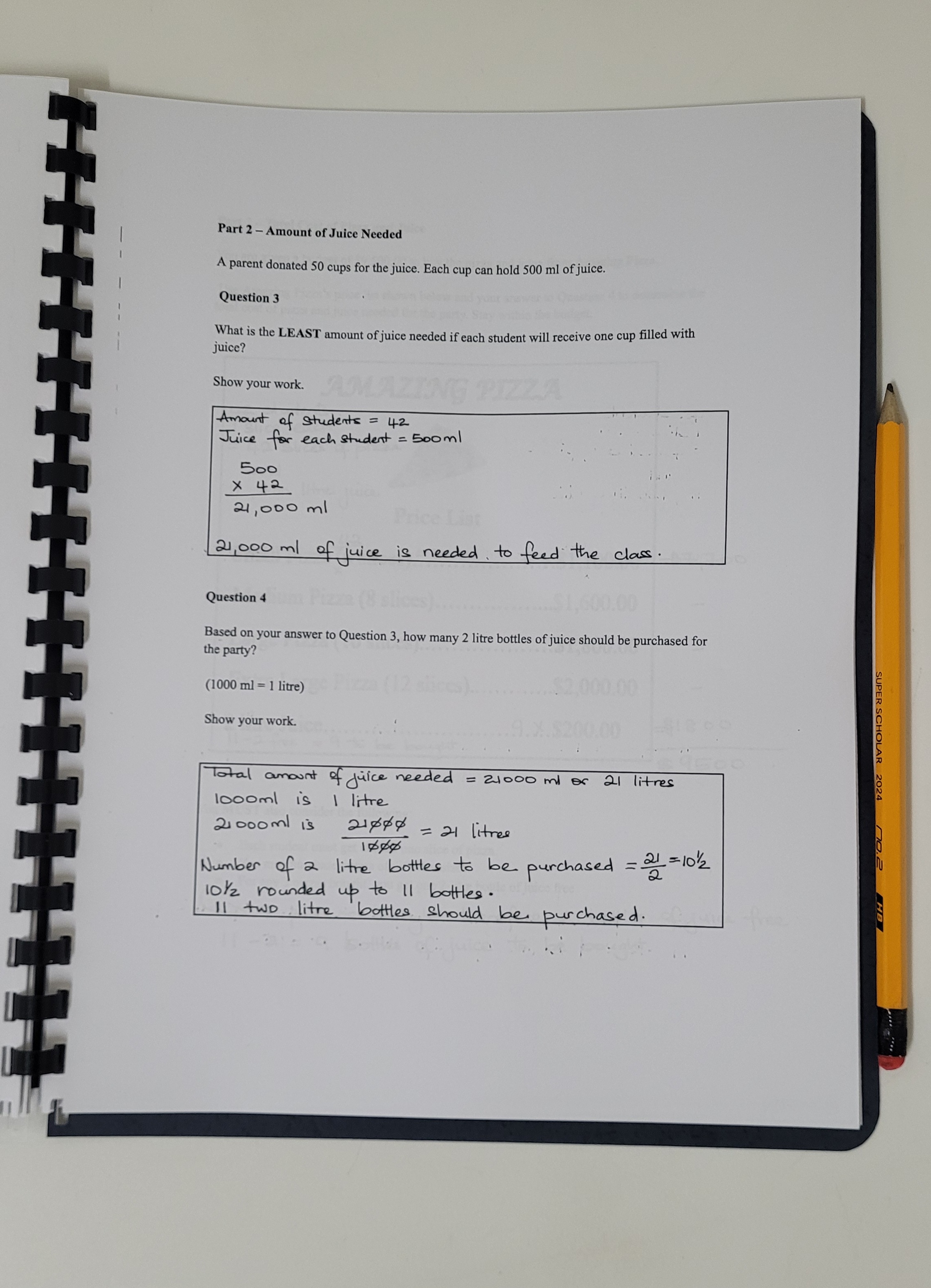 GRADE 5 PEP PAST PAPER – MATHEMATICS – NATKEN EDUCATION